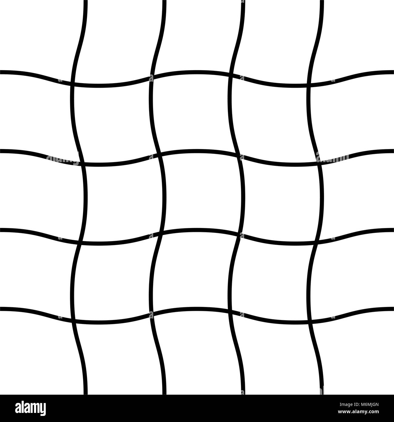 Wavy, zig zag, criss cross grid pattern Stock Vector Image & Art - Alamy