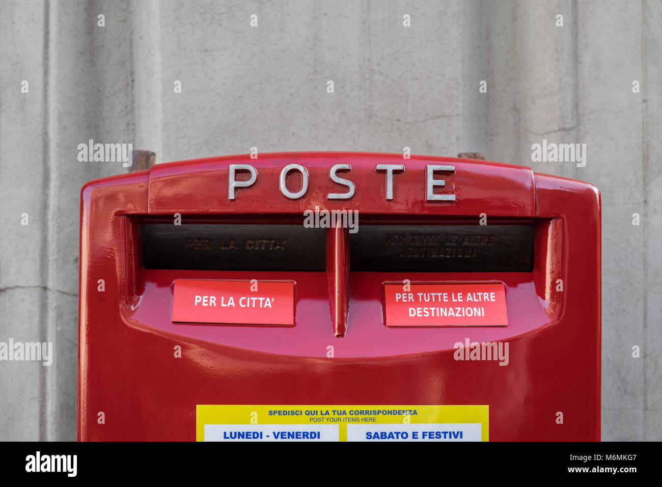 Poste italia hi-res stock photography and images - Alamy
