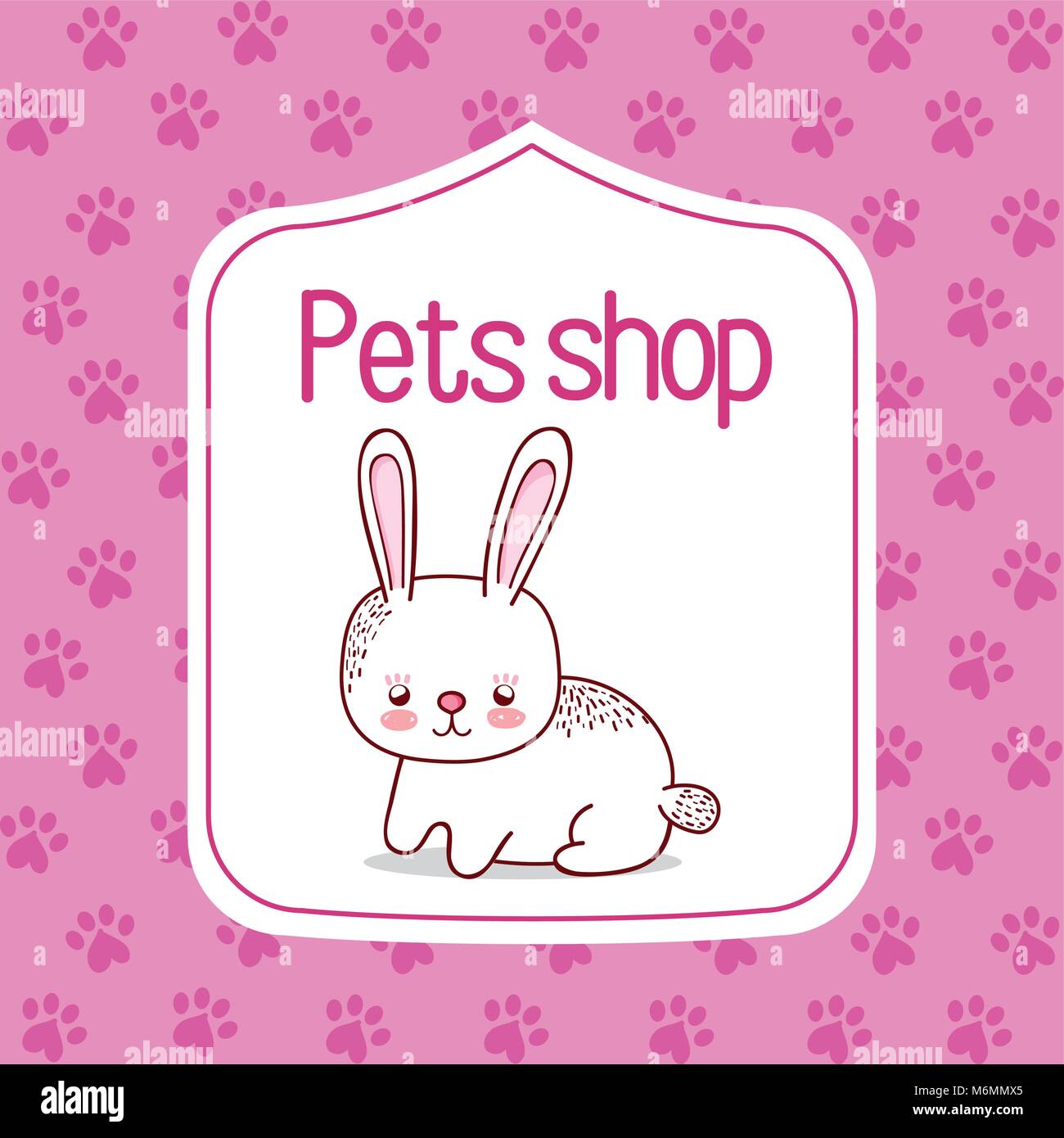 Pet shop cartoon vector illustration graphic design Stock Vector Image ...