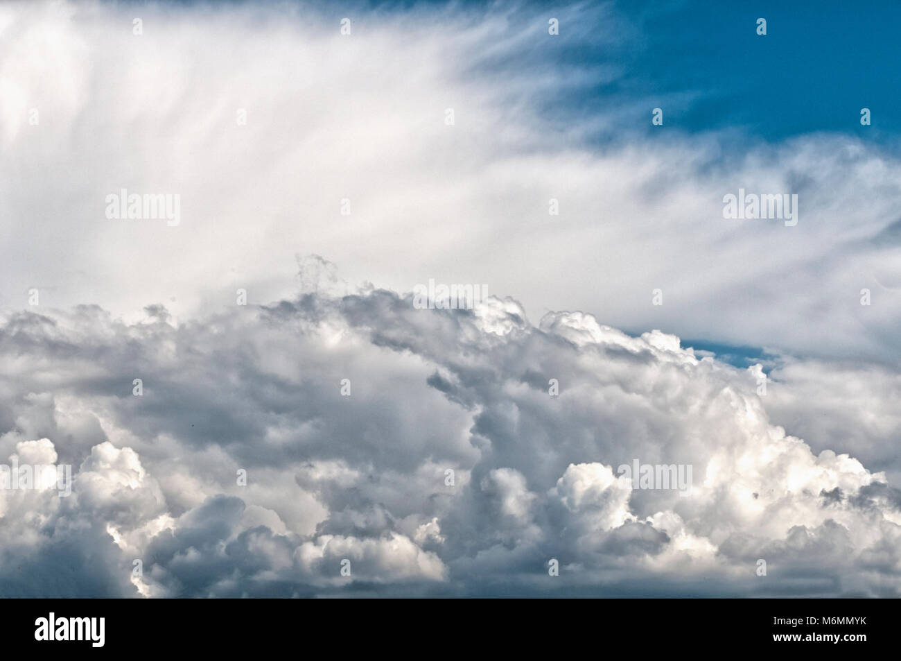 impressive clouds and blue sky Stock Photo - Alamy