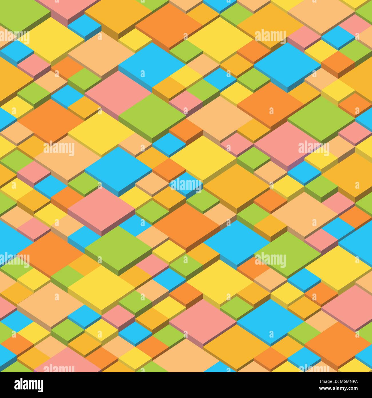 Green 3d geometric mosaic Stock Vector Images - Alamy