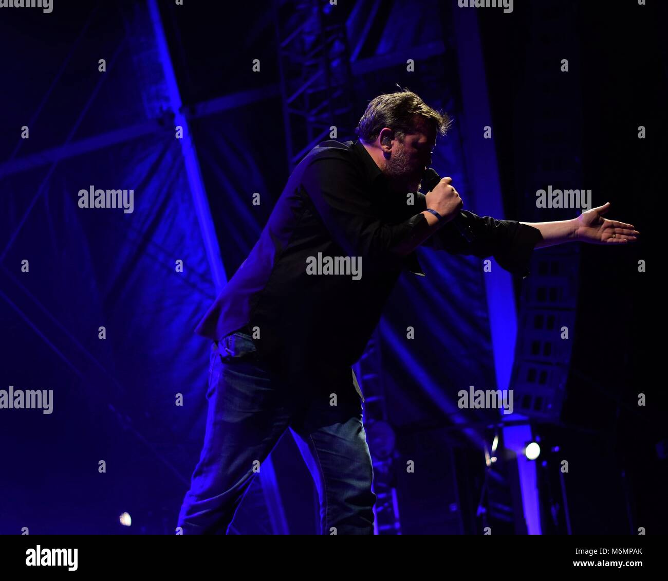 Elbow rock the Bristol Downs festival, Bristol, England, September 2017 ...