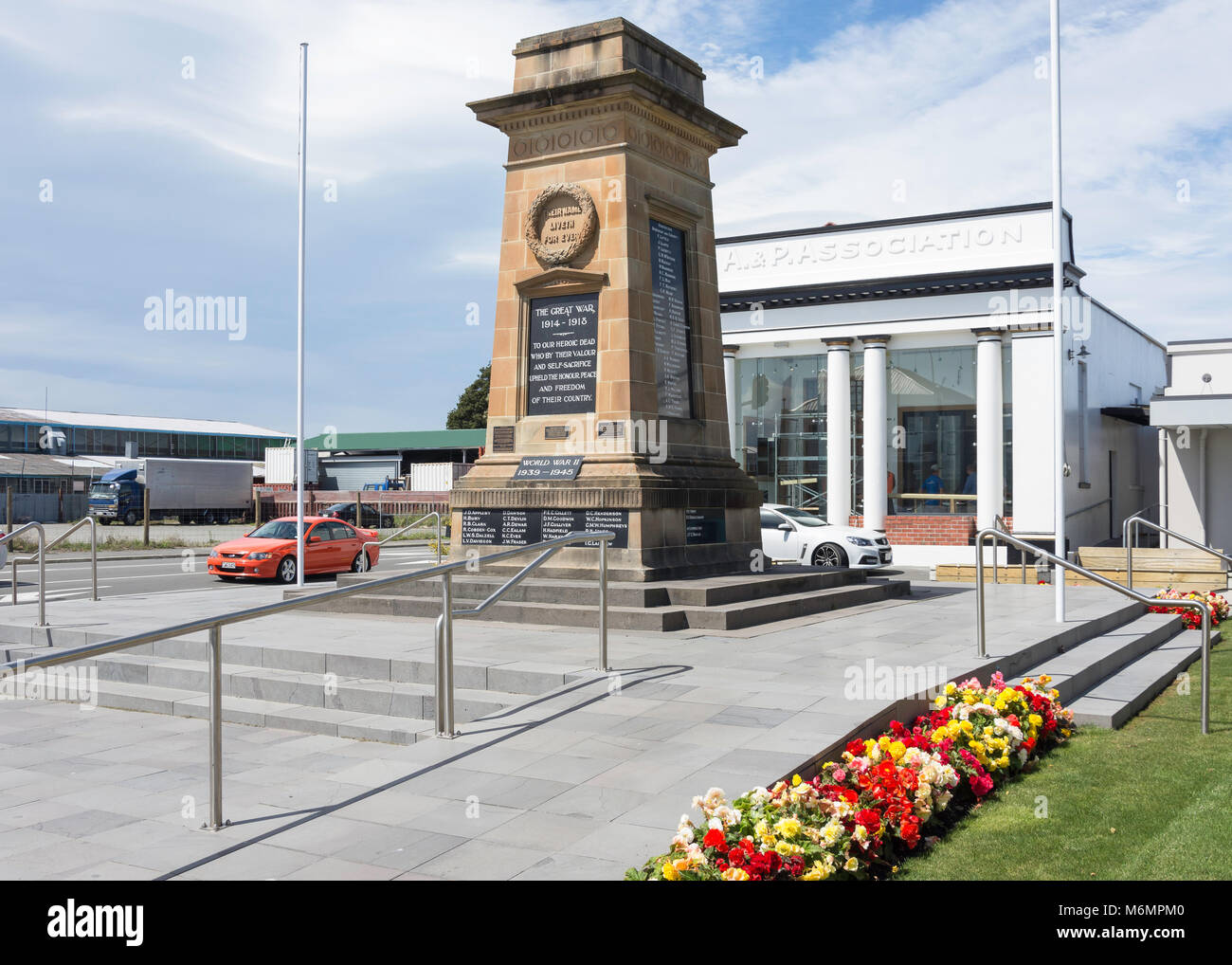 War memorial, High Street, Rangiora, Waimakariri District, Canterbury ...