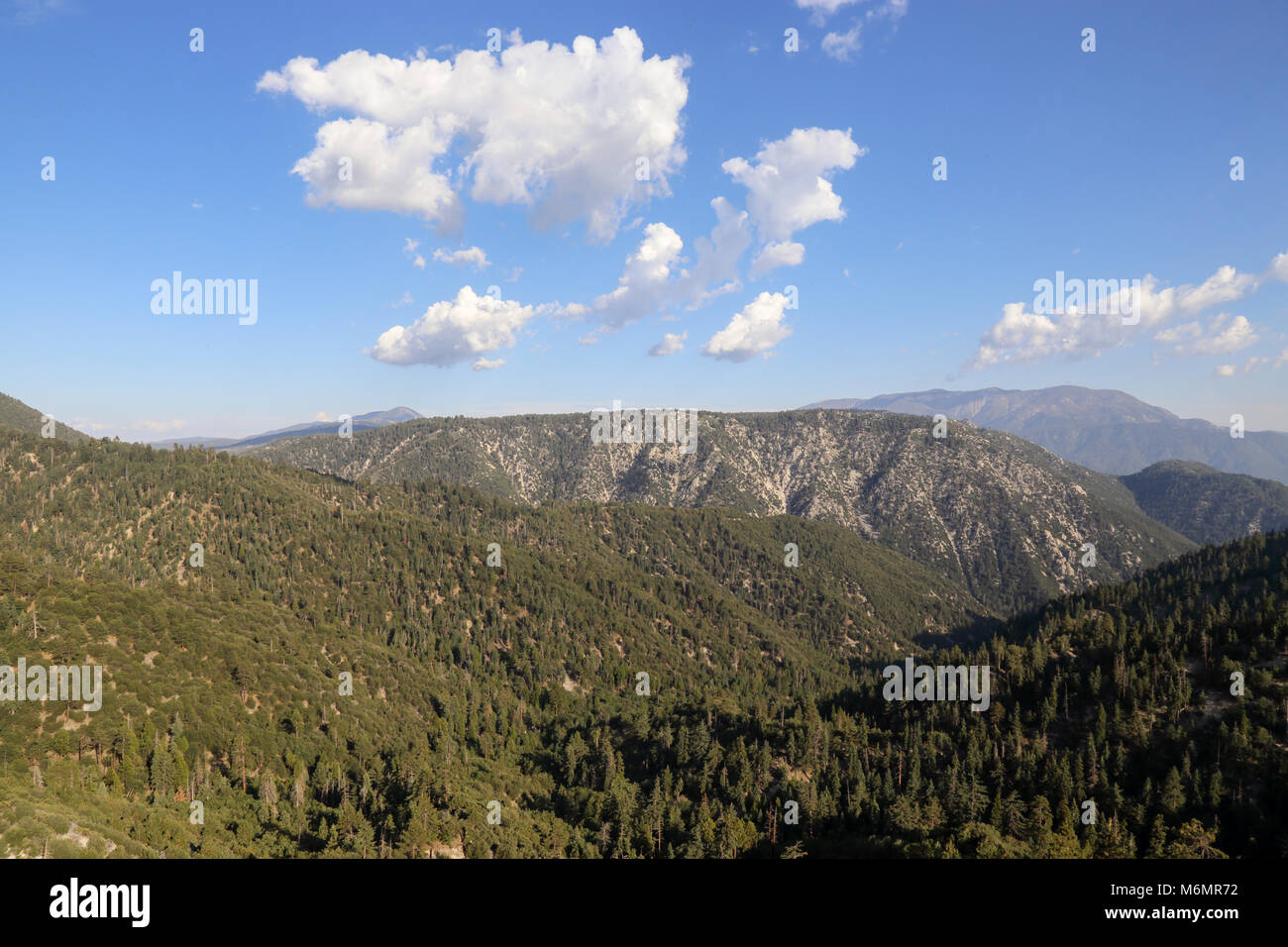 A view of San Bernarnino National Forest, Skyforest California Stock ...