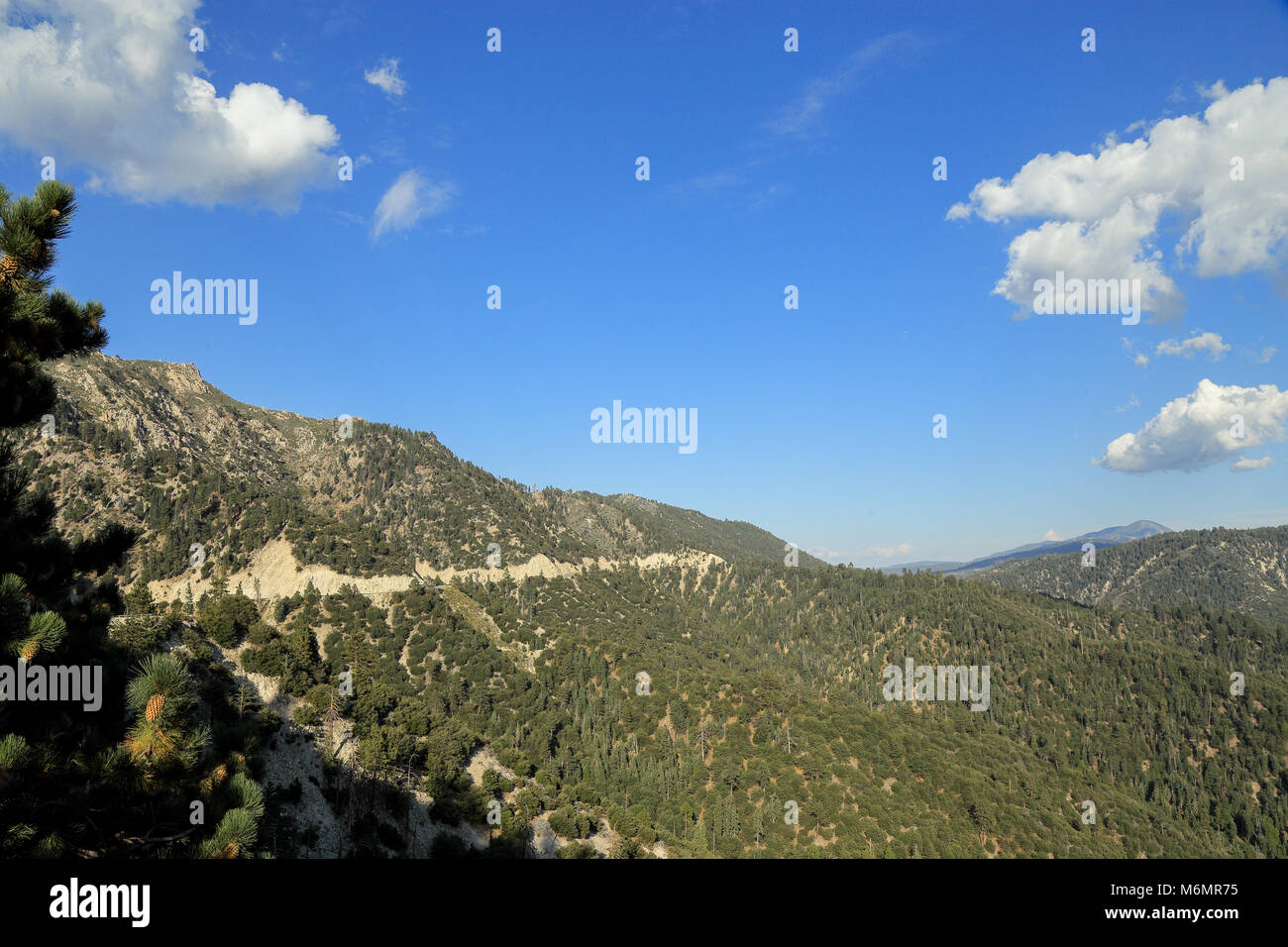A view of San Bernarnino National Forest, Skyforest California Stock ...
