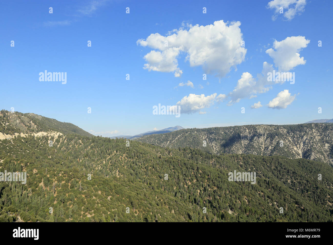 A view of San Bernarnino National Forest, Skyforest California Stock ...