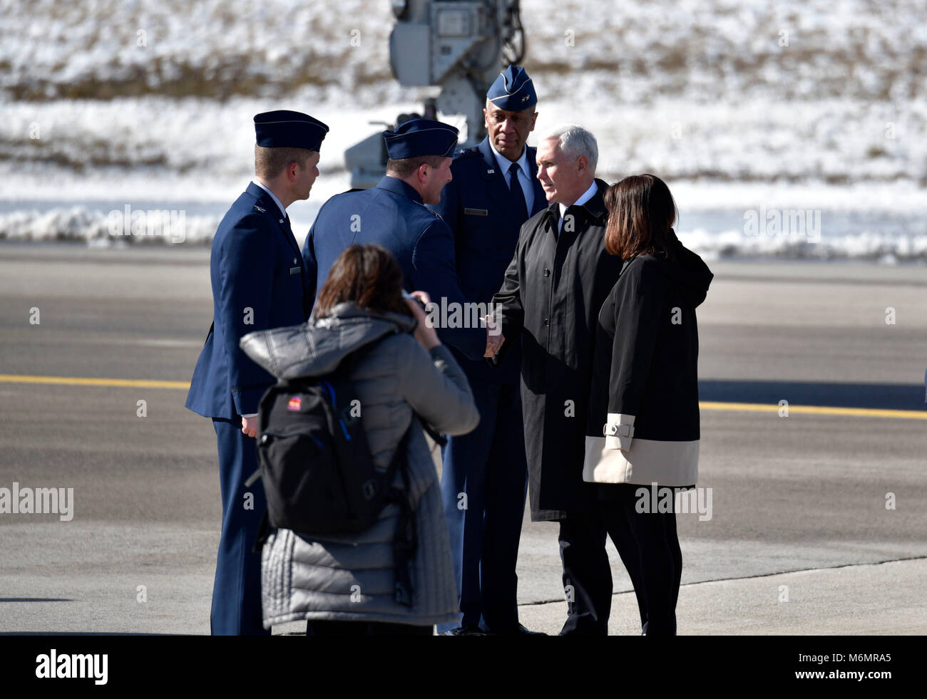 Maj. Gen. Leonard Isabelle, Col. Bryan Teff and Col. Josiah Meyers ...