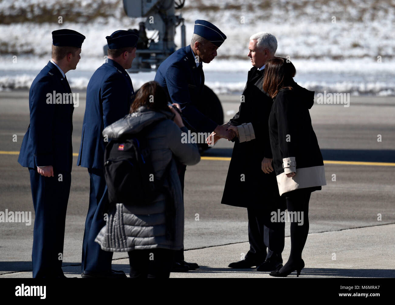 Maj. Gen. Leonard Isabelle, Col. Bryan Teff and Col. Josiah Meyers ...