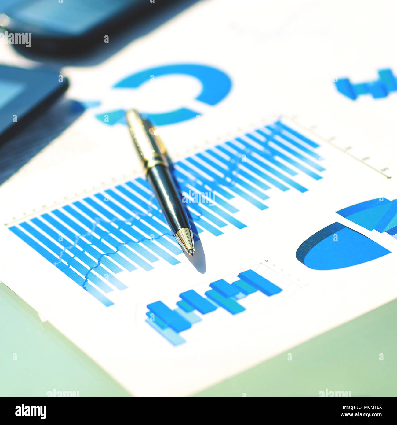 financial and business color charts Stock Photo - Alamy