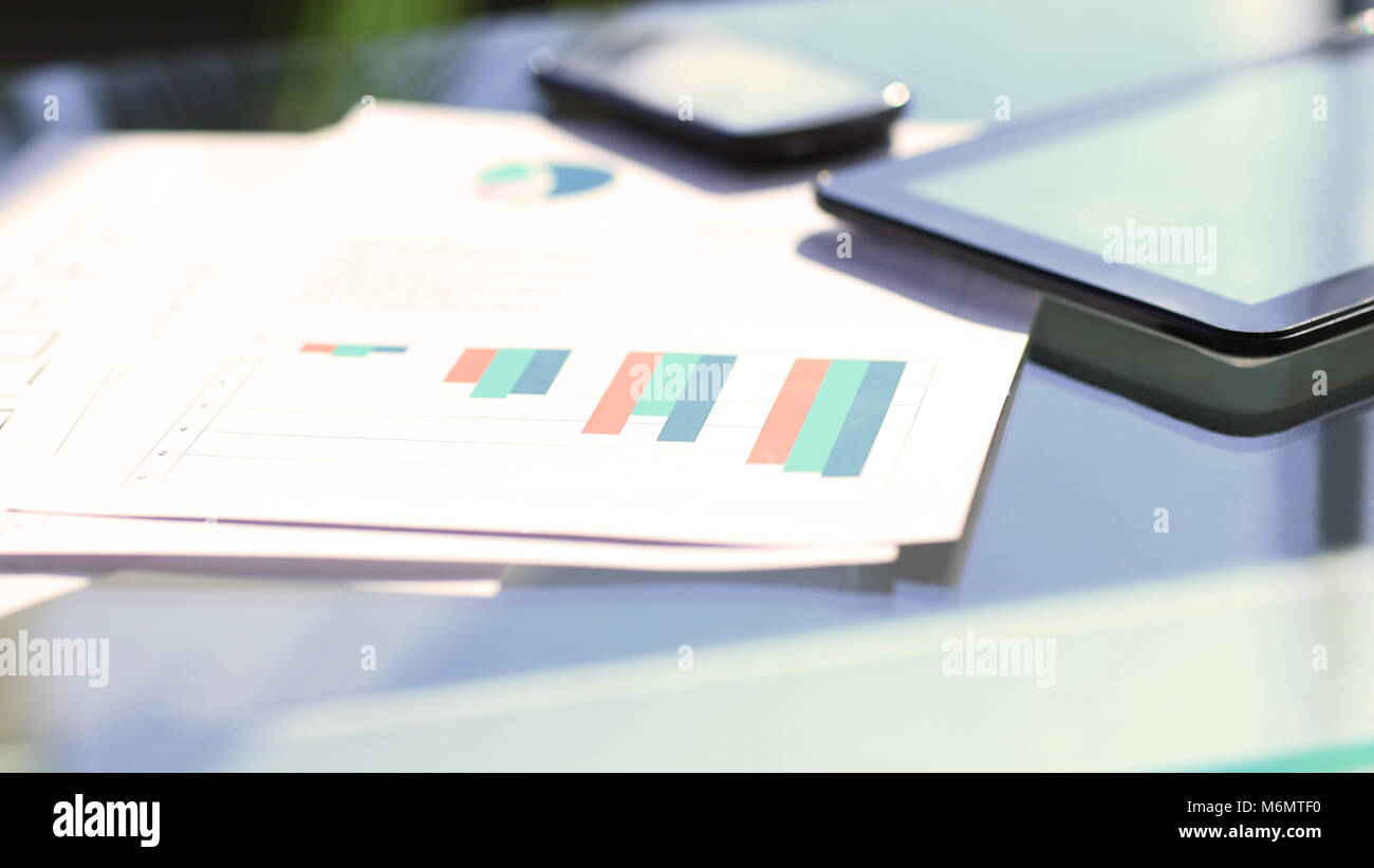 financial and business color charts Stock Photo - Alamy