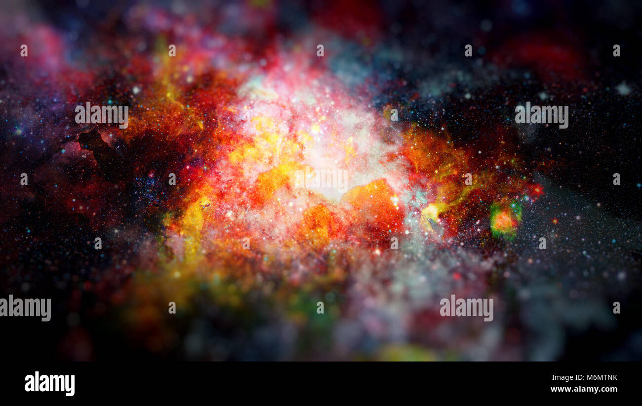 Small part of an infinite star field of space in the Universe. Science ...