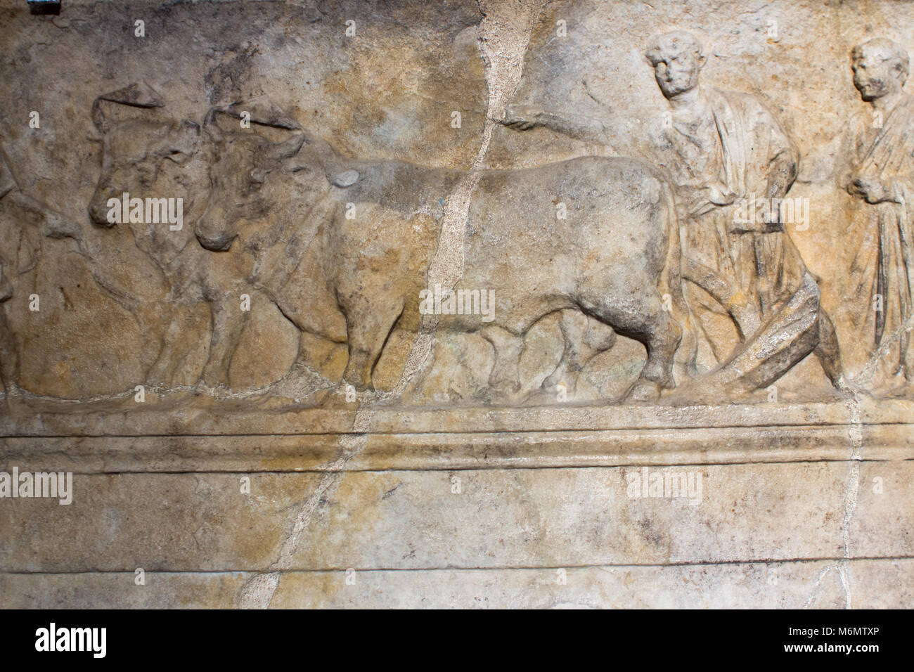roman writing and bas-reliefs imperial era archeology italy modena ...