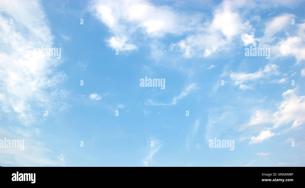 Sky white clouds natural air background texture Stock Photo - Alamy