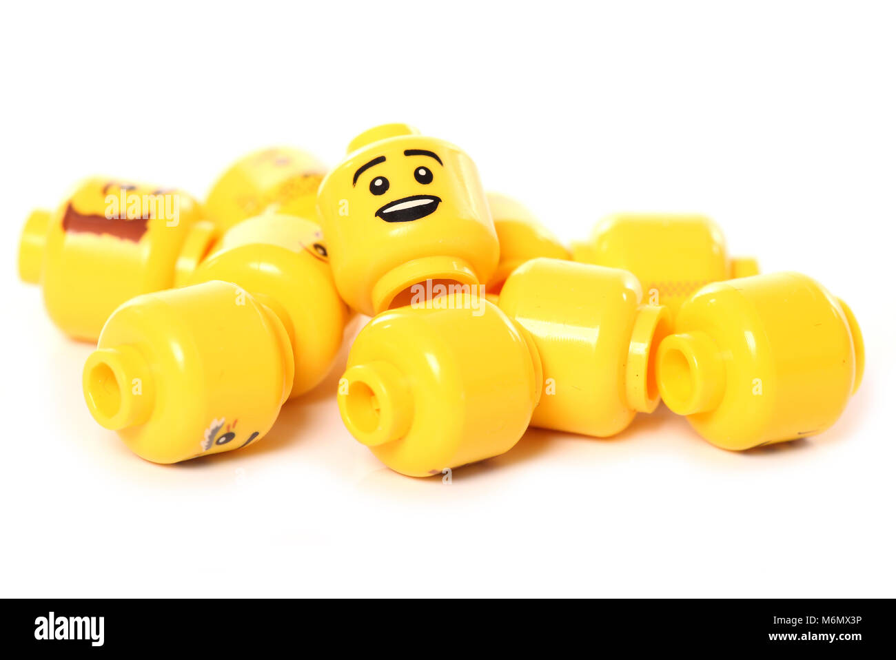 Lego head hi-res stock photography and images - Alamy