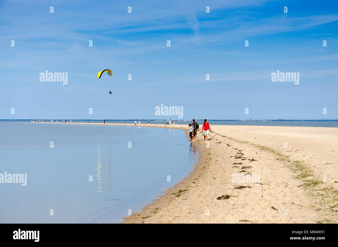 Rewa headland, leading to the Hel peninsula. Bay of Puck, pomeranian ...