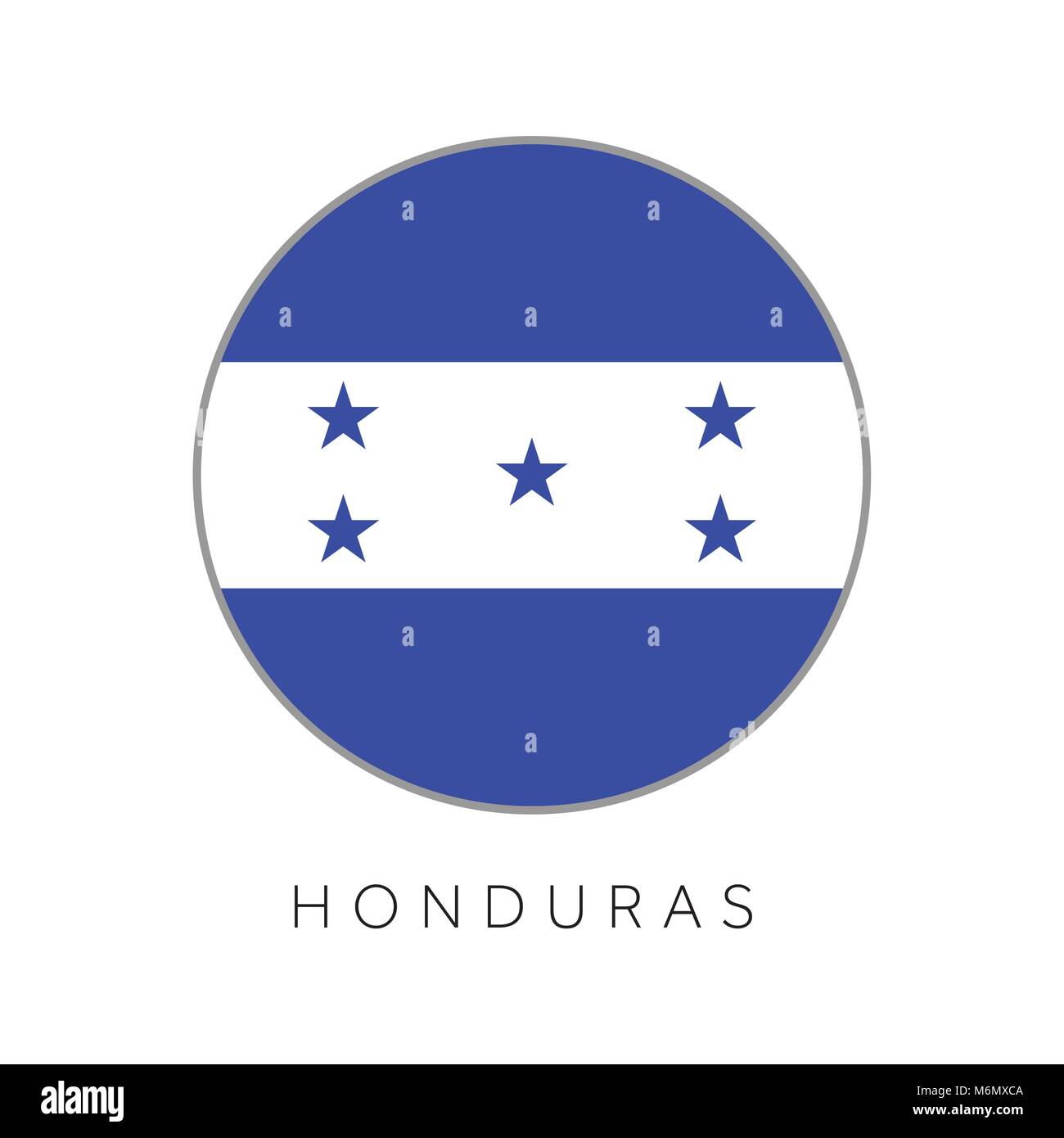 Honduras flag circle hi-res stock photography and images - Alamy