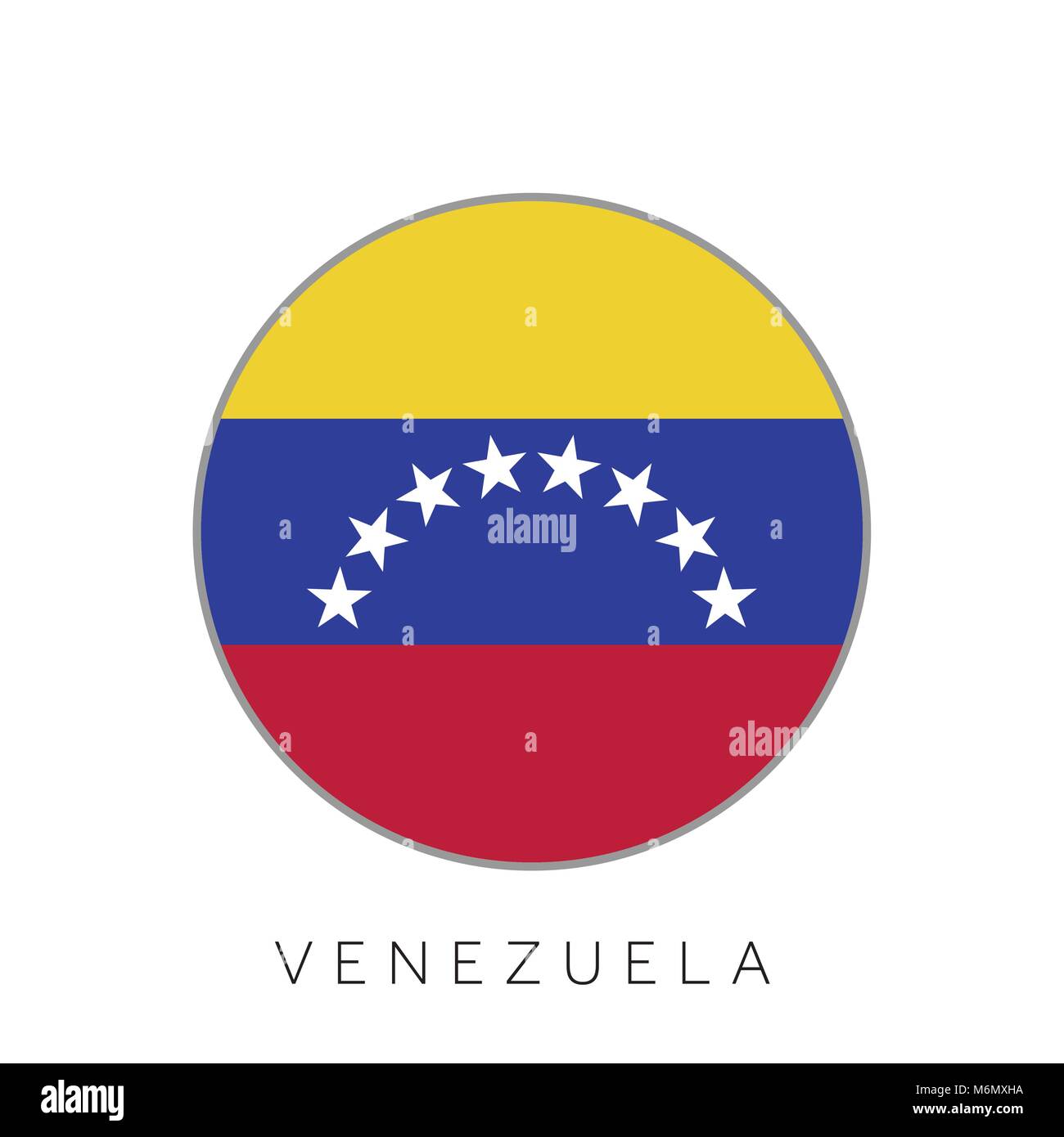 Round flag venezuela Cut Out Stock Images & Pictures - Alamy