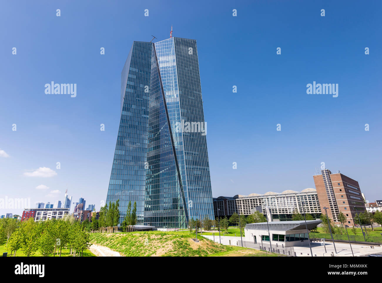 EZB, Europäische Zentralbank, Frankfurt, Hessen, Deutschland, Europa ...