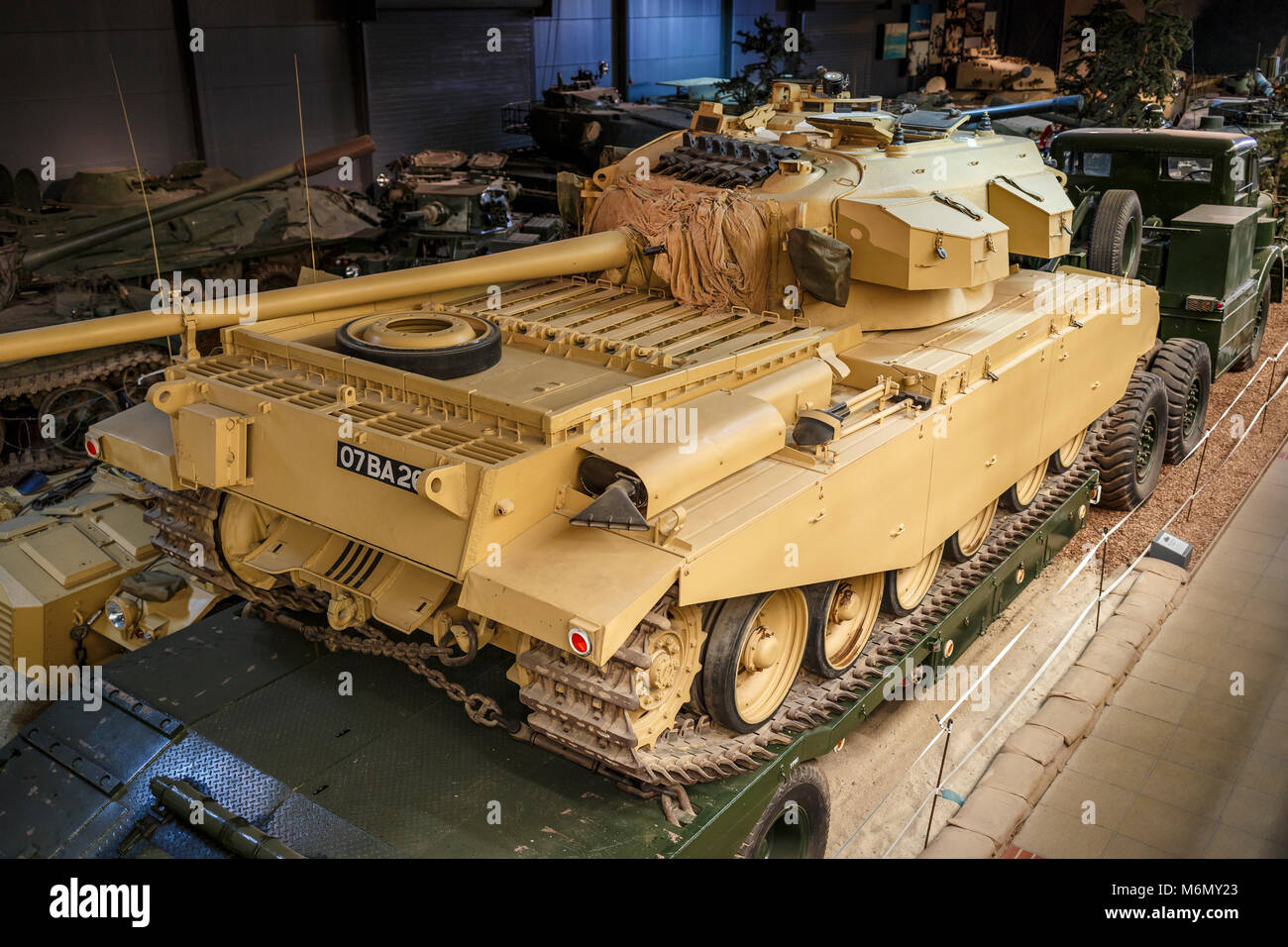 The Land Warfare area of the Imperial War Museum, Duxford ...