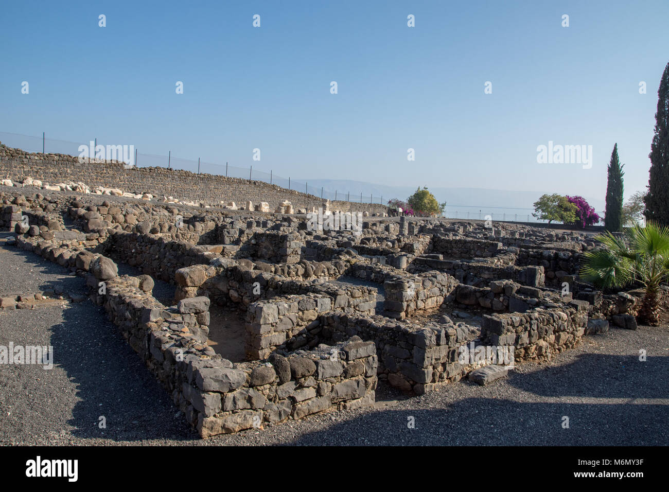 Israel, Sea of Galilee, The ruins at Capernaum Stock Photo - Alamy