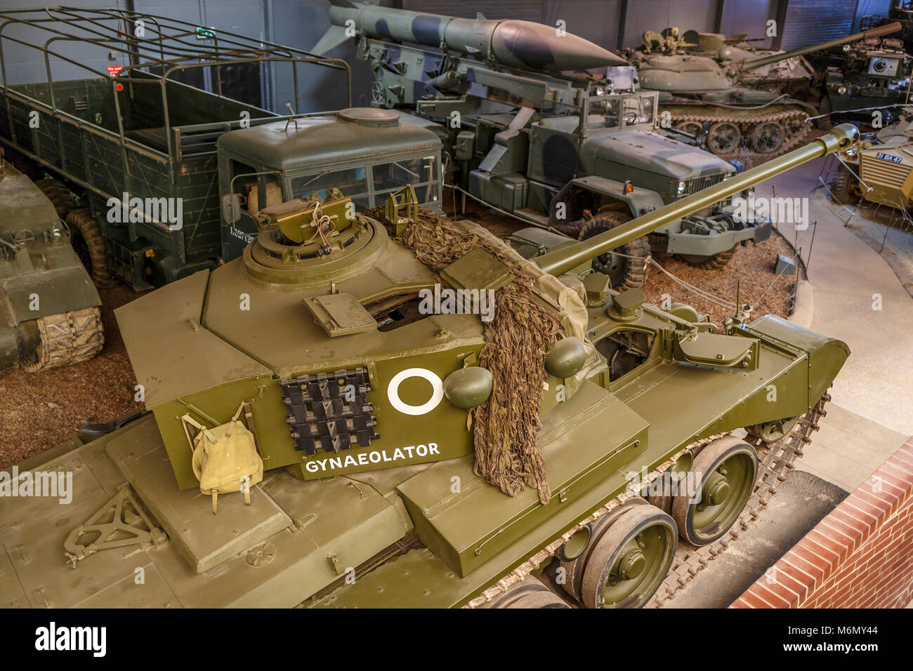 The Land Warfare area of the Imperial War Museum, Duxford ...