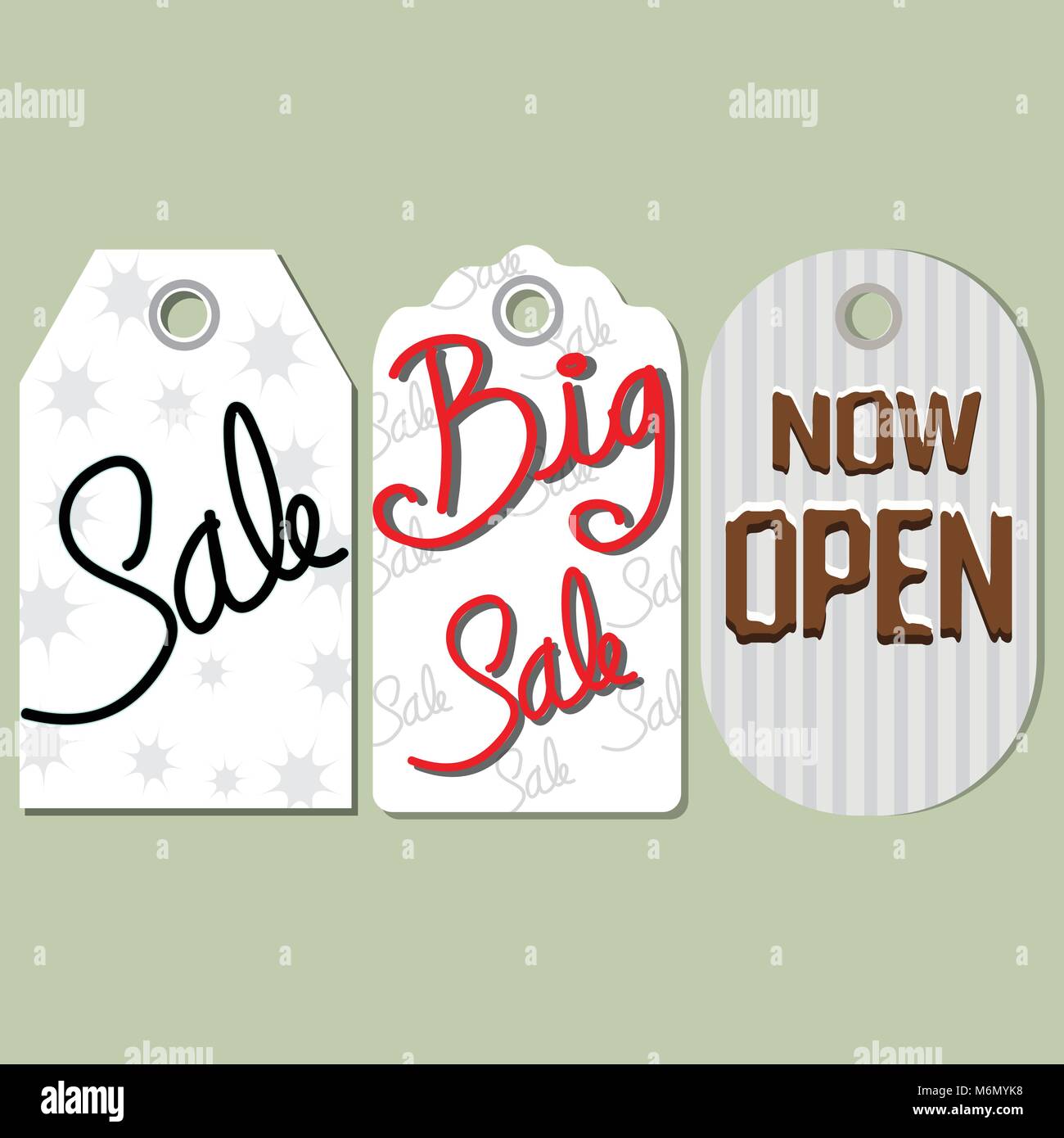 Set of sale tag, Greeting card, vector label for commerce Stock Vector ...