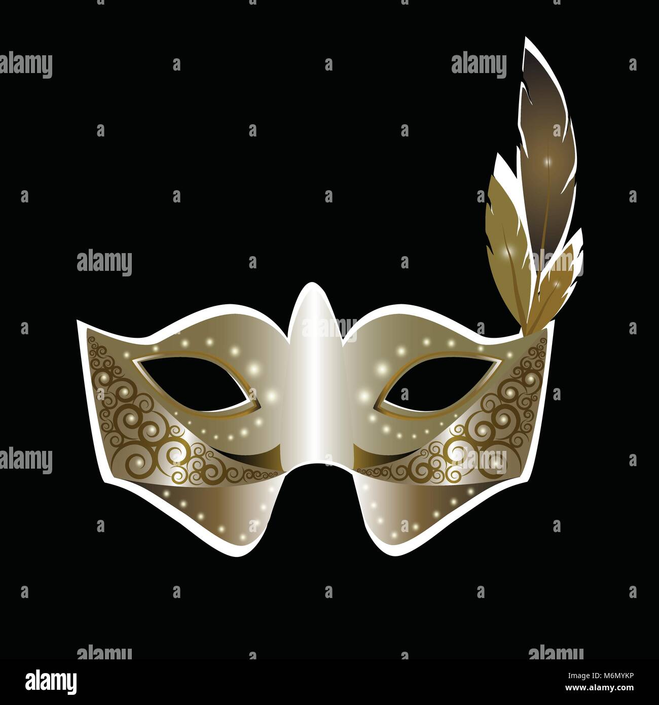 The golden circus Stock Vector Images - Alamy