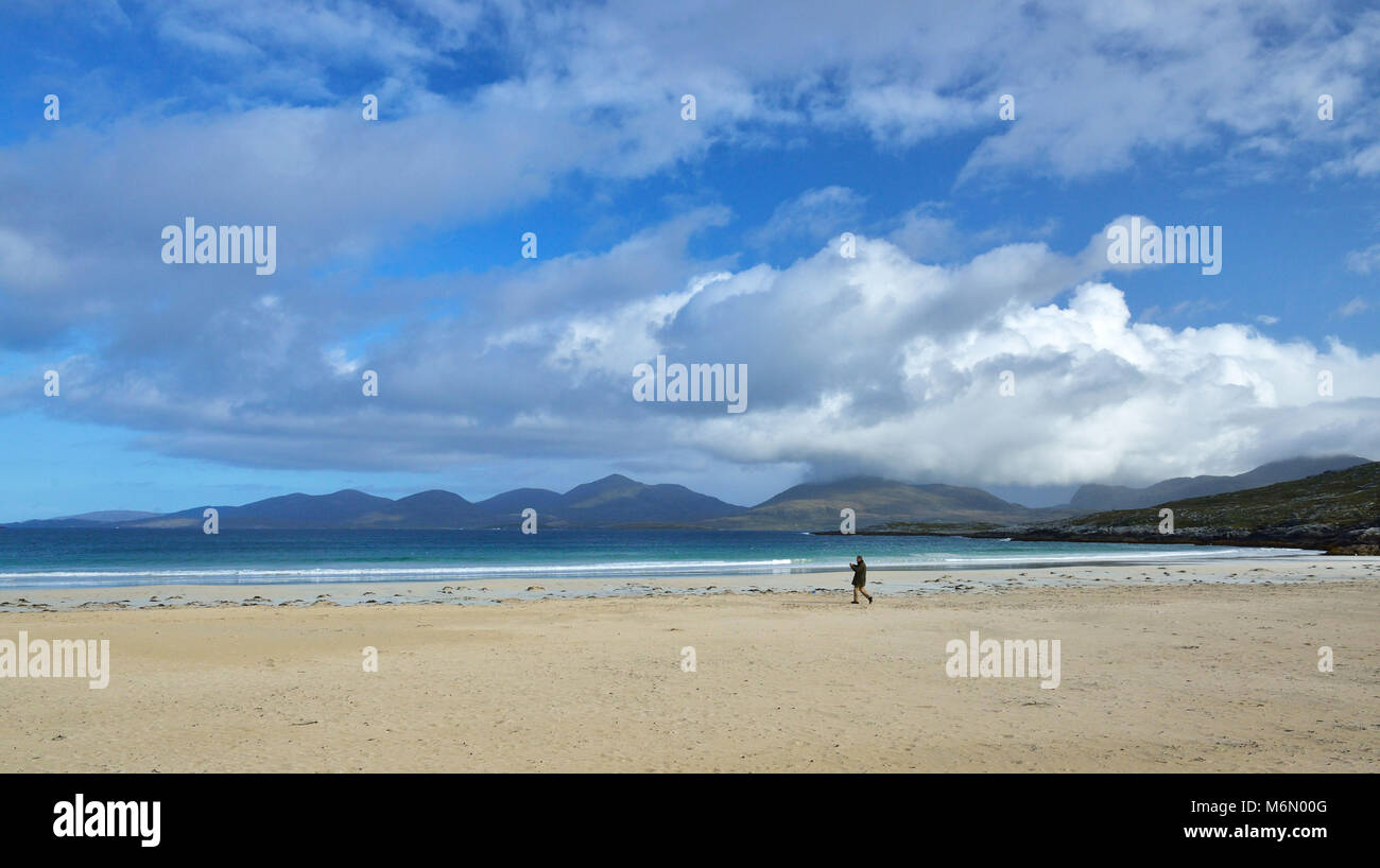 United Kingdom, Scotland, Outer Hebrides, Lewis and Harris, south of ...