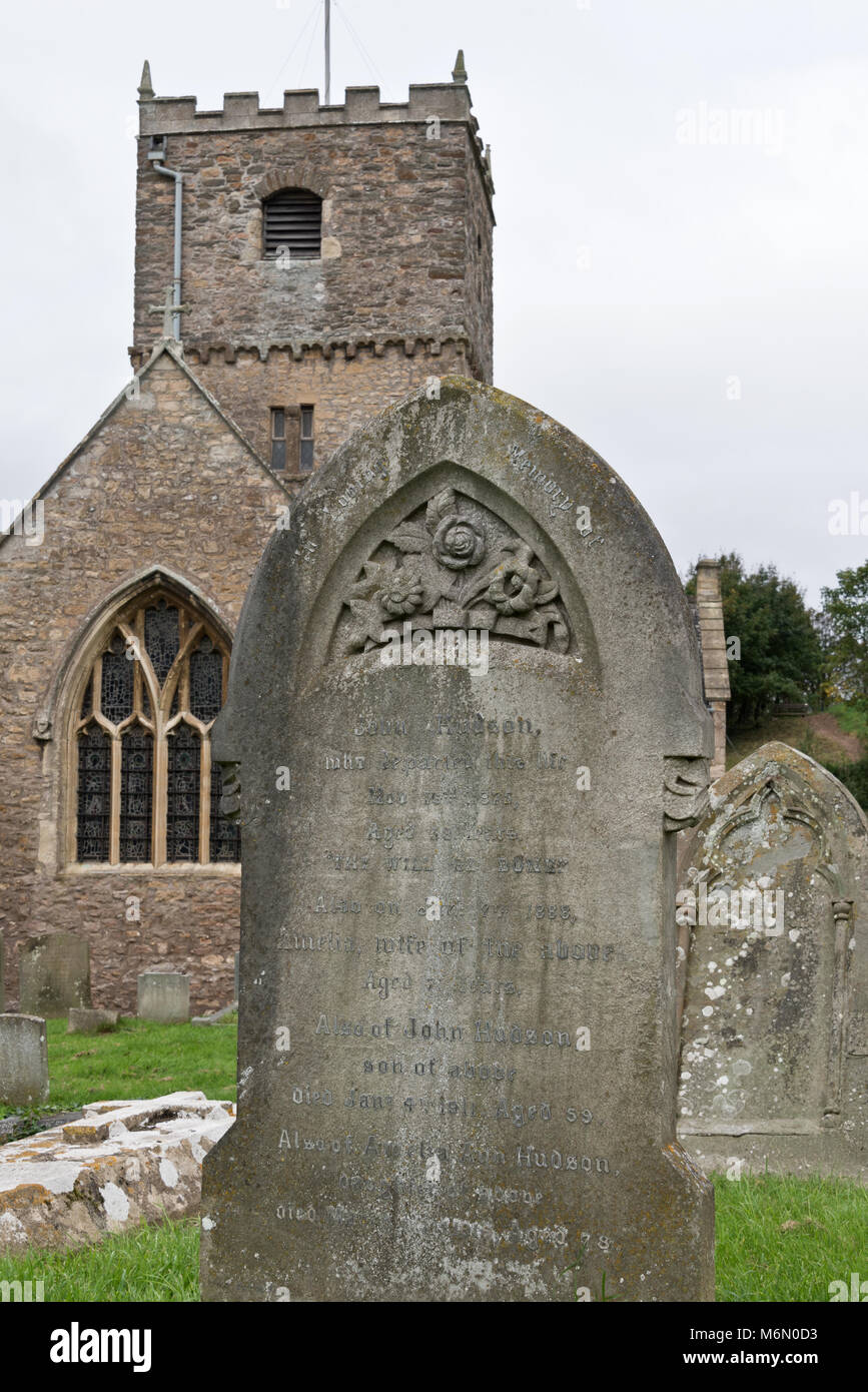 picture of graves and headstones in the churchyard cemetery of the ...