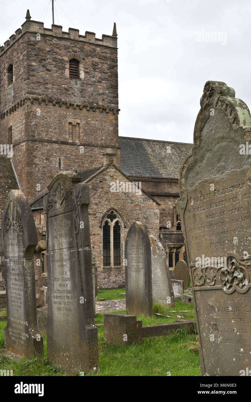 picture of graves and headstones in the churchyard cemetery of the ...