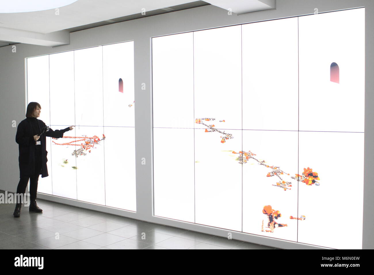 Ian Cheng populates the serpentine gallery with artificial life in a ...