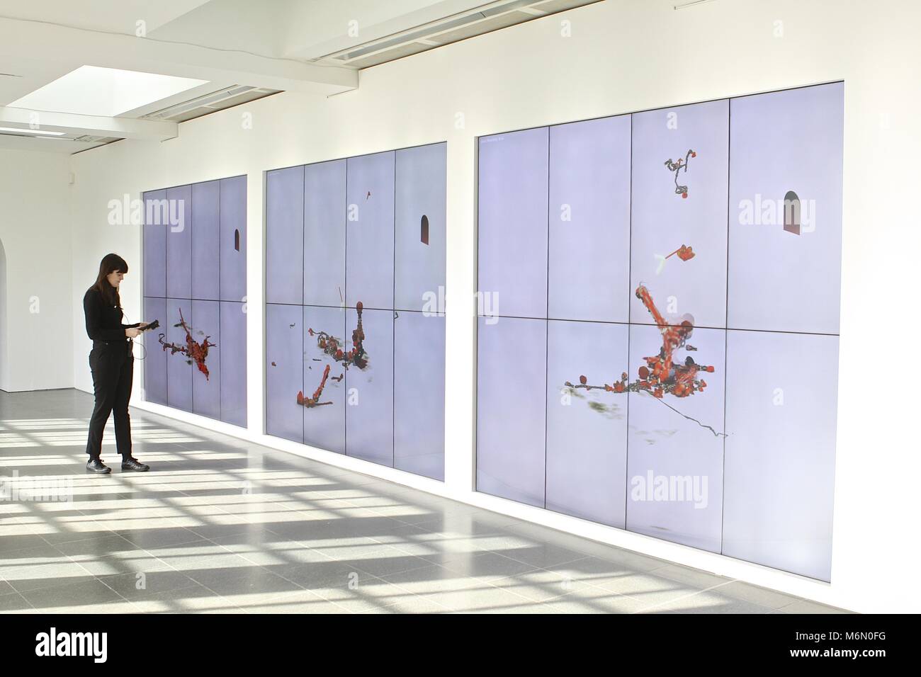 Ian Cheng populates the serpentine gallery with artificial life in a ...