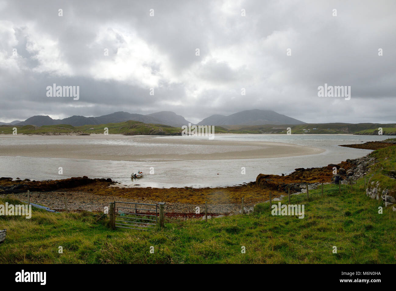 United Kingdom, Scotland, Outer Hebrides, Lewis and Harris. Landscape ...
