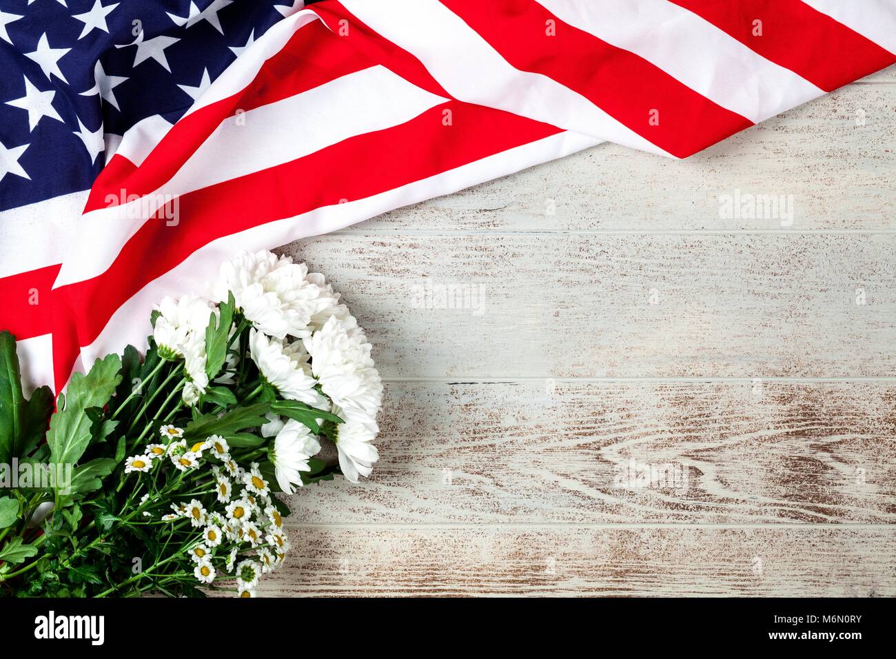 Old Worn American Flag Memorial Stock Photos & Old Worn American Flag ...