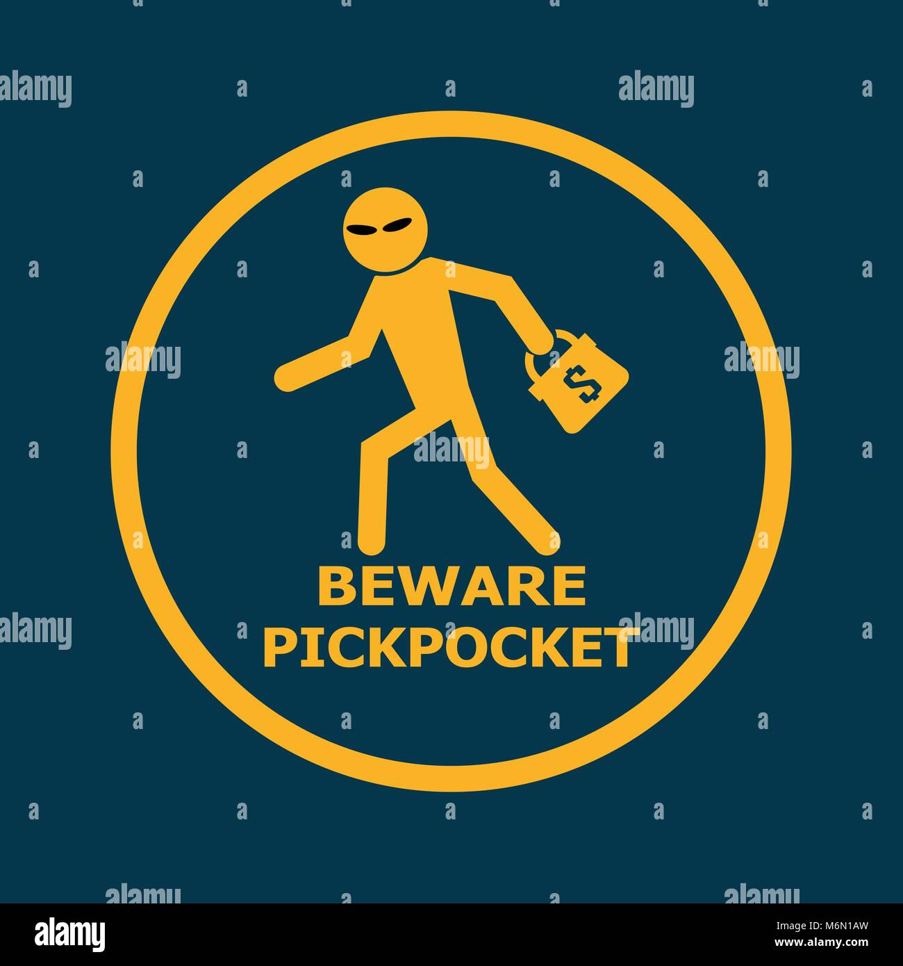 Pickpocket Sign Stock Photos & Pickpocket Sign Stock Images - Alamy