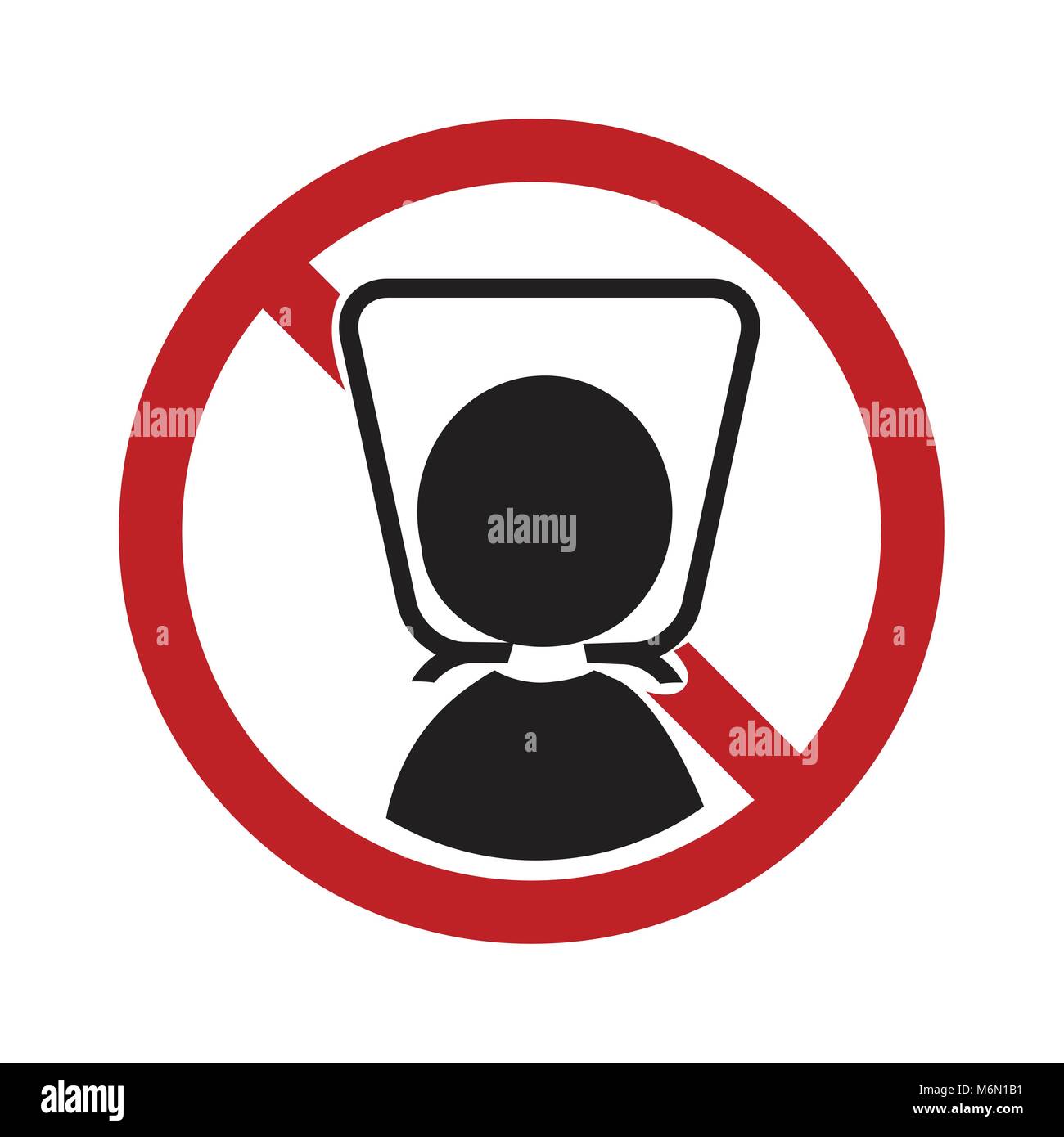 Warning sign. To avoid danger from suffocation from babies and children ...