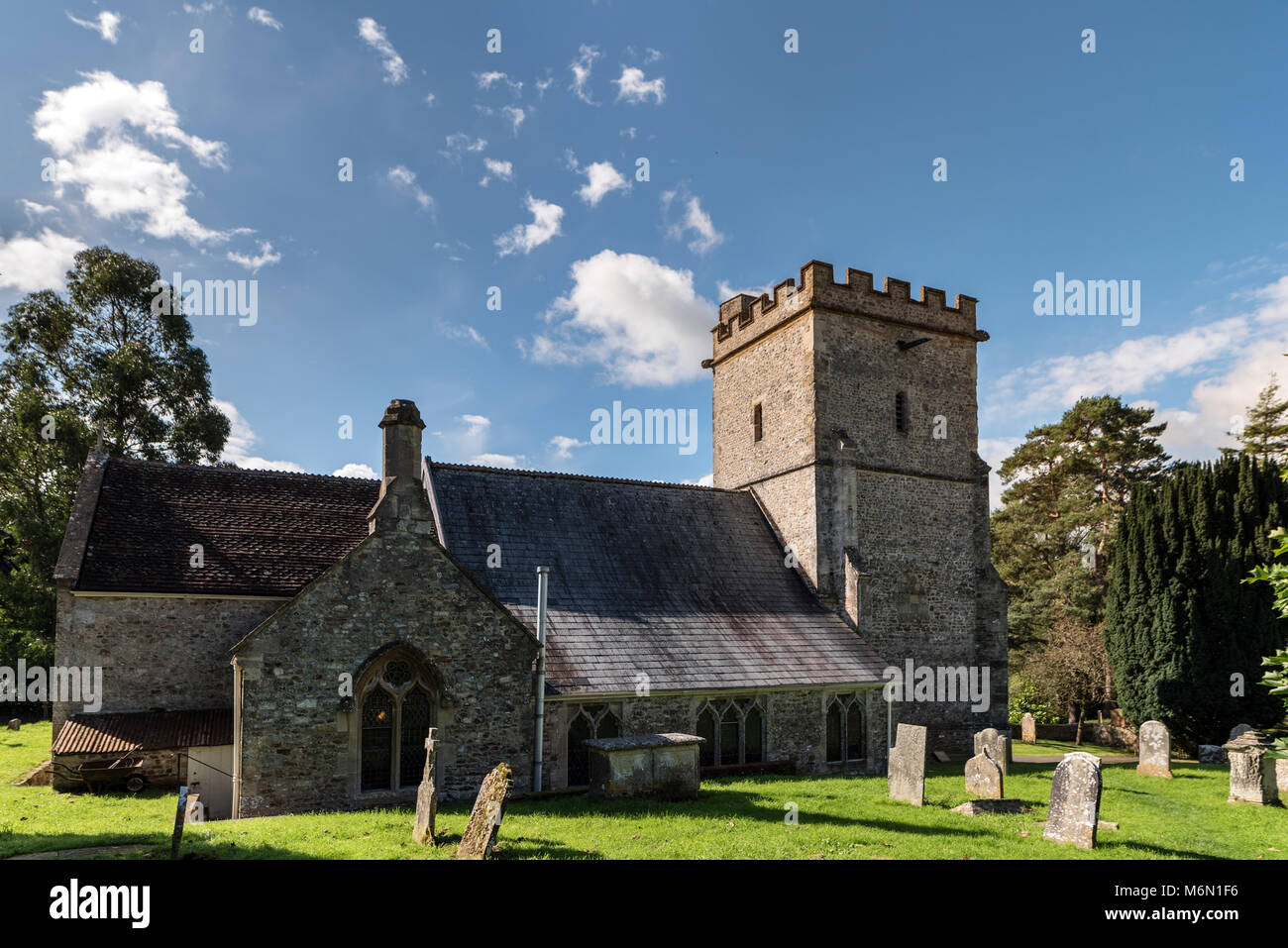 English church big sky hi-res stock photography and images - Alamy