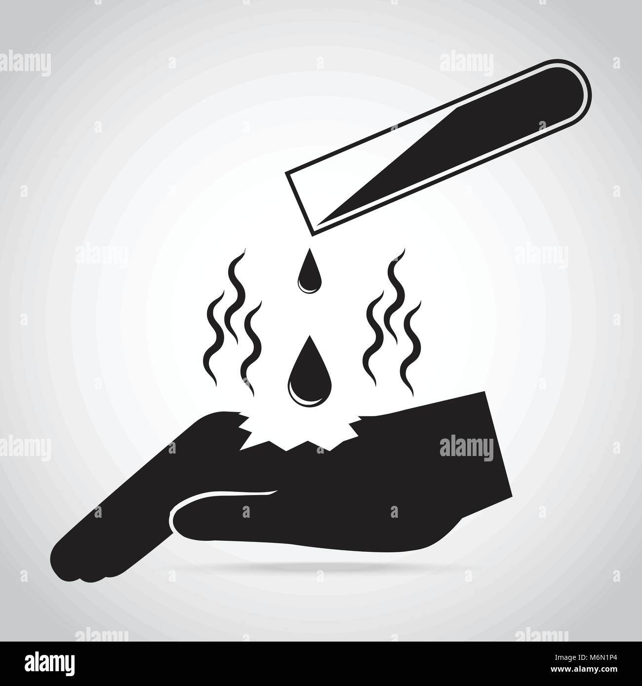 Science warning sign Stock Vector Images - Alamy