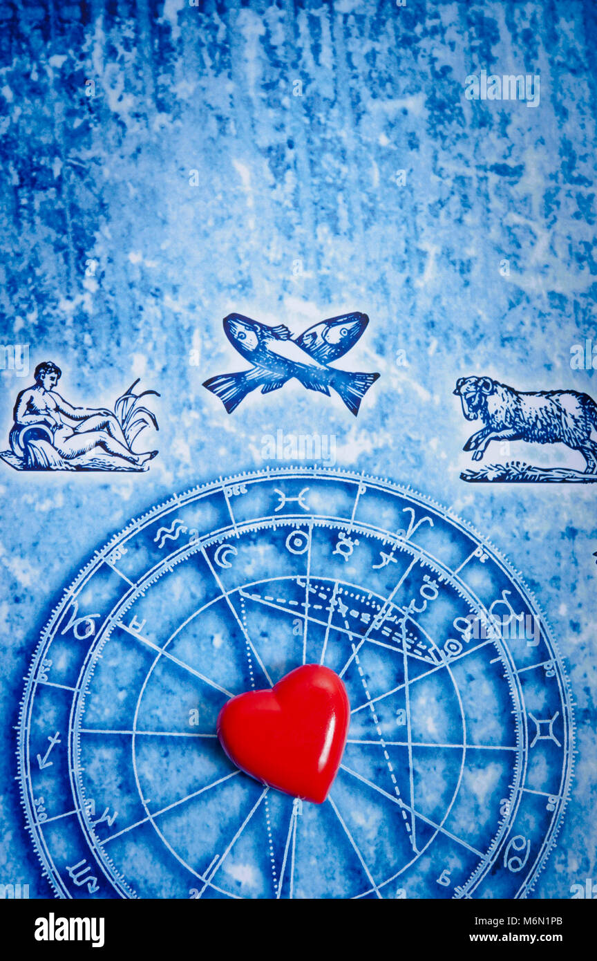 astrology and love concept Stock Photo - Alamy