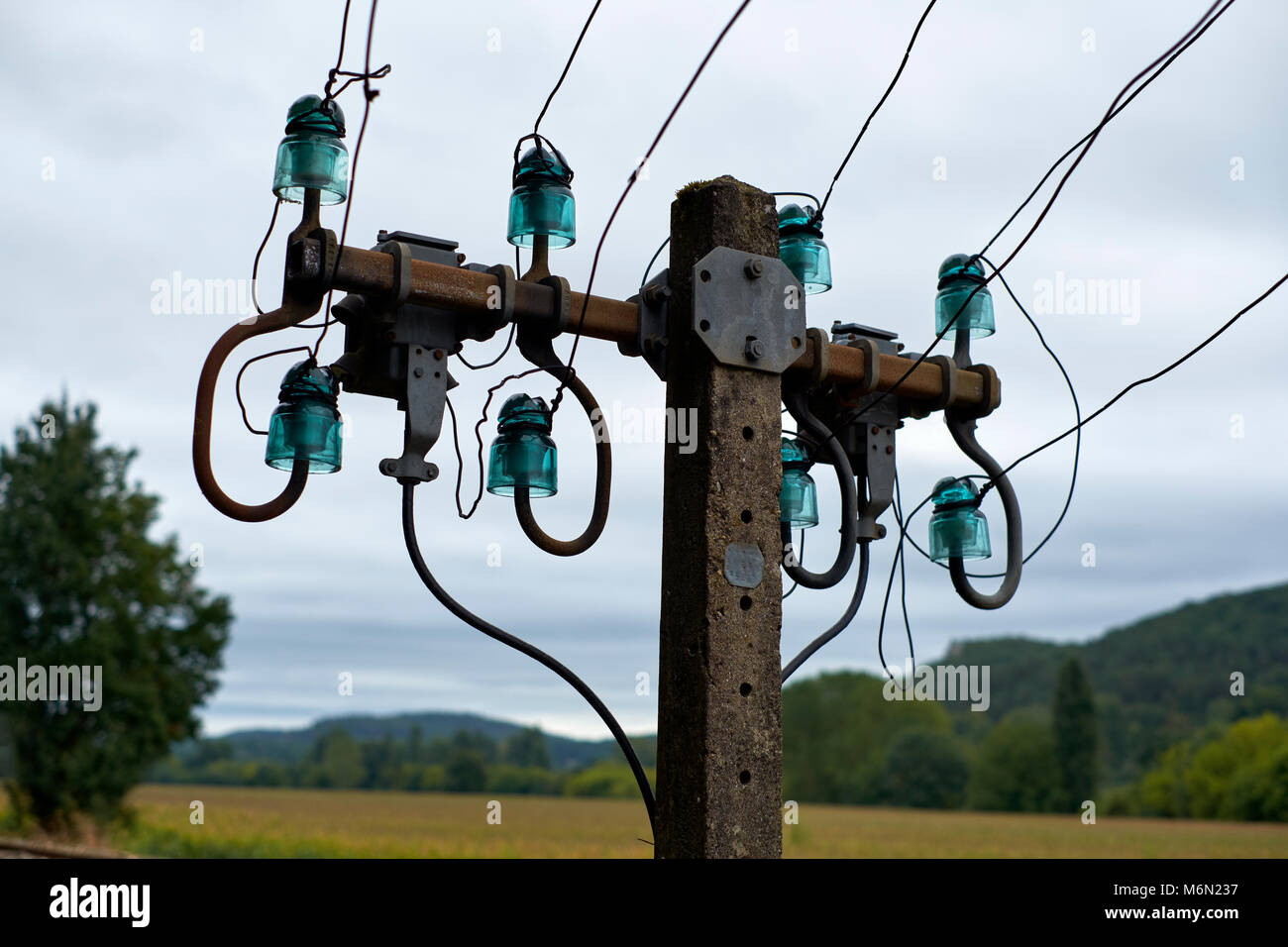 Telephone / Telegraph pole and wires Stock Photo - Alamy Telephone / Telegraph pole and wires Stock Photo - Alamy