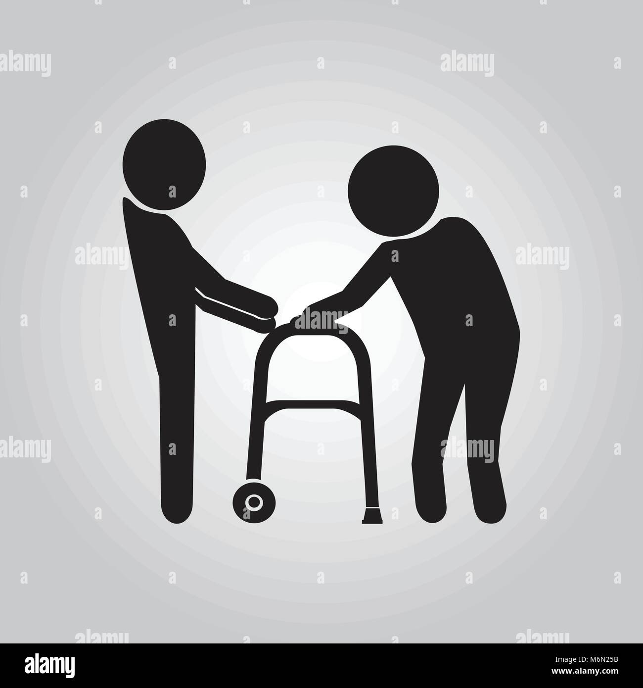 Elder man icon hi-res stock photography and images - Alamy