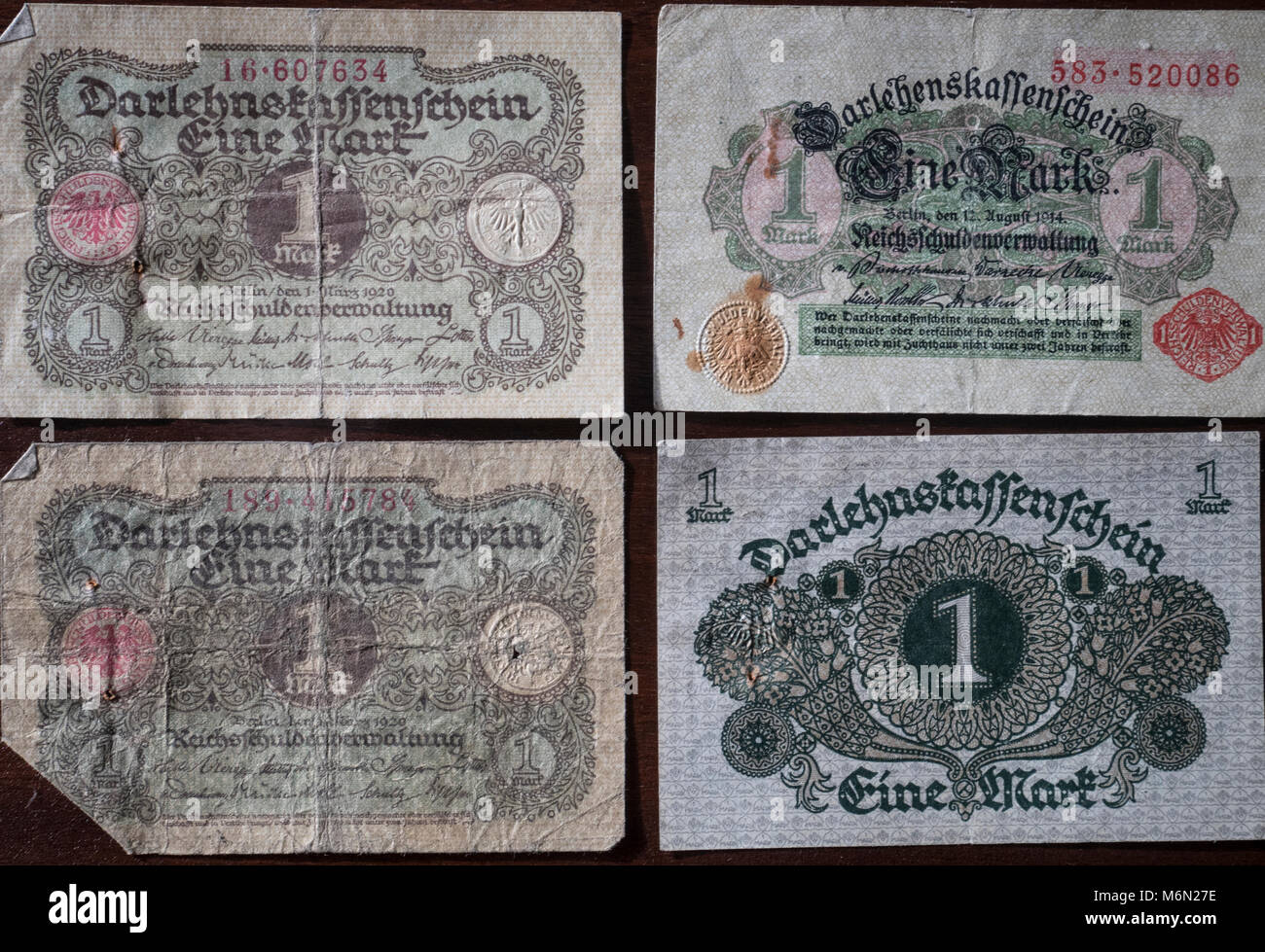 German banknotes hi-res stock photography and images - Alamy