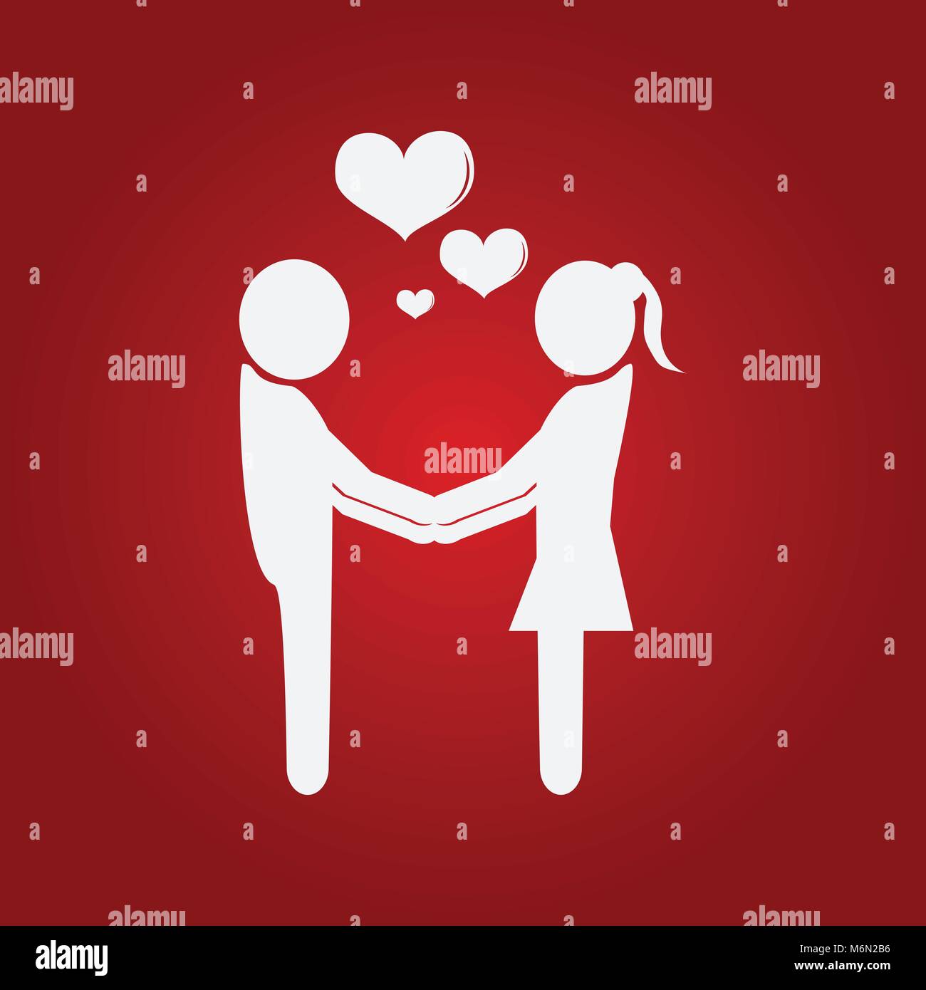 Couple symbol, Marry me illustration Stock Vector Image & Art - Alamy