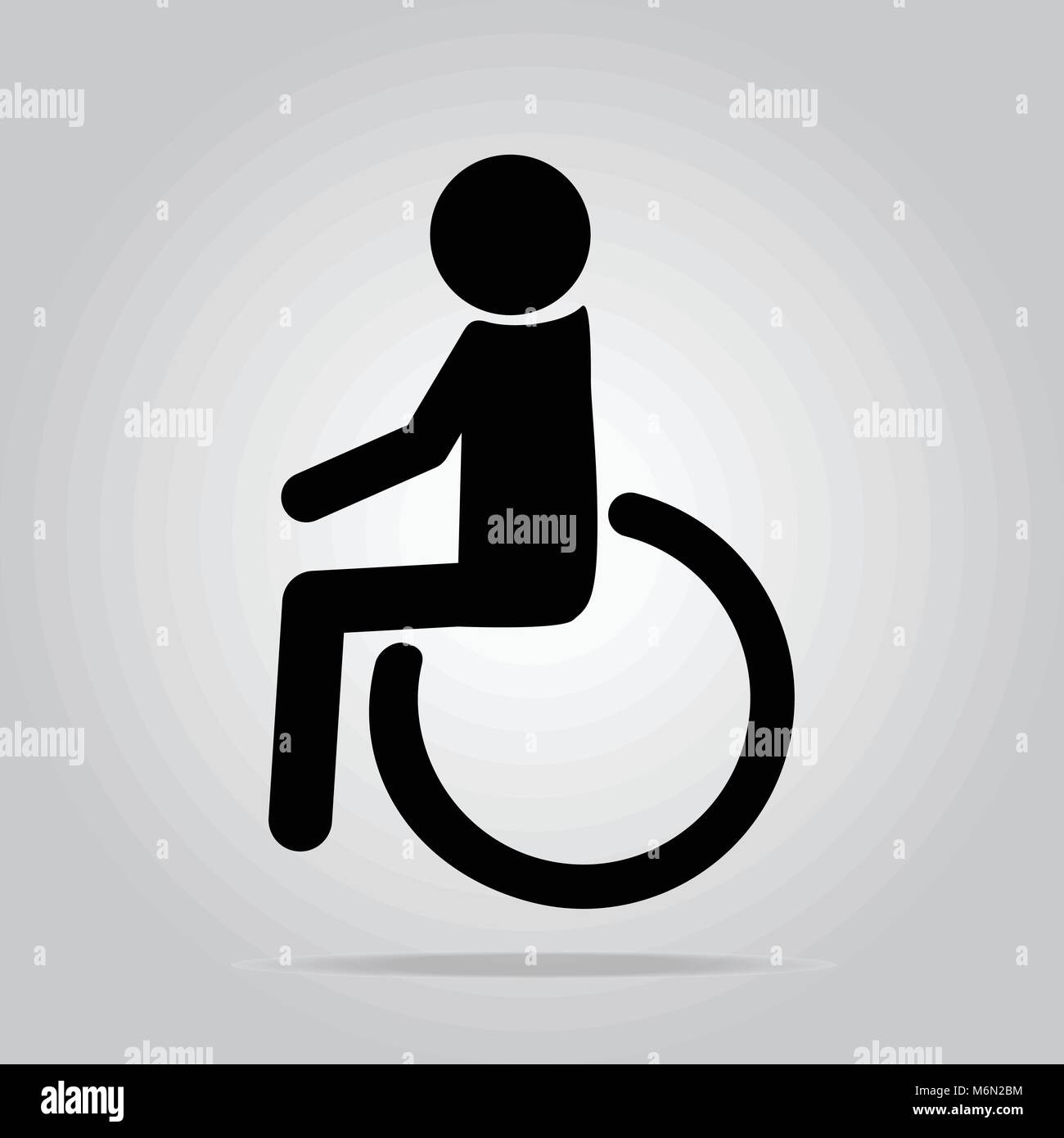 Disabled icon sign vector illustration Stock Vector Image & Art - Alamy