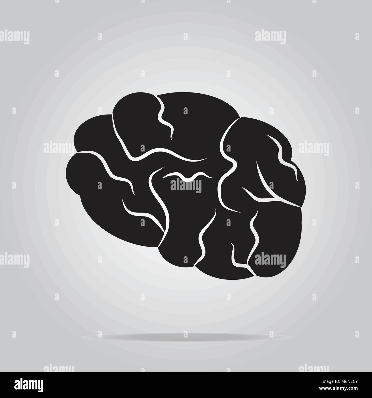 Brain icon, sign vector illustration Stock Vector Image & Art - Alamy