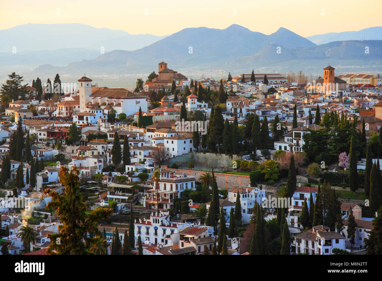 Granada city overview hi-res stock photography and images - Alamy