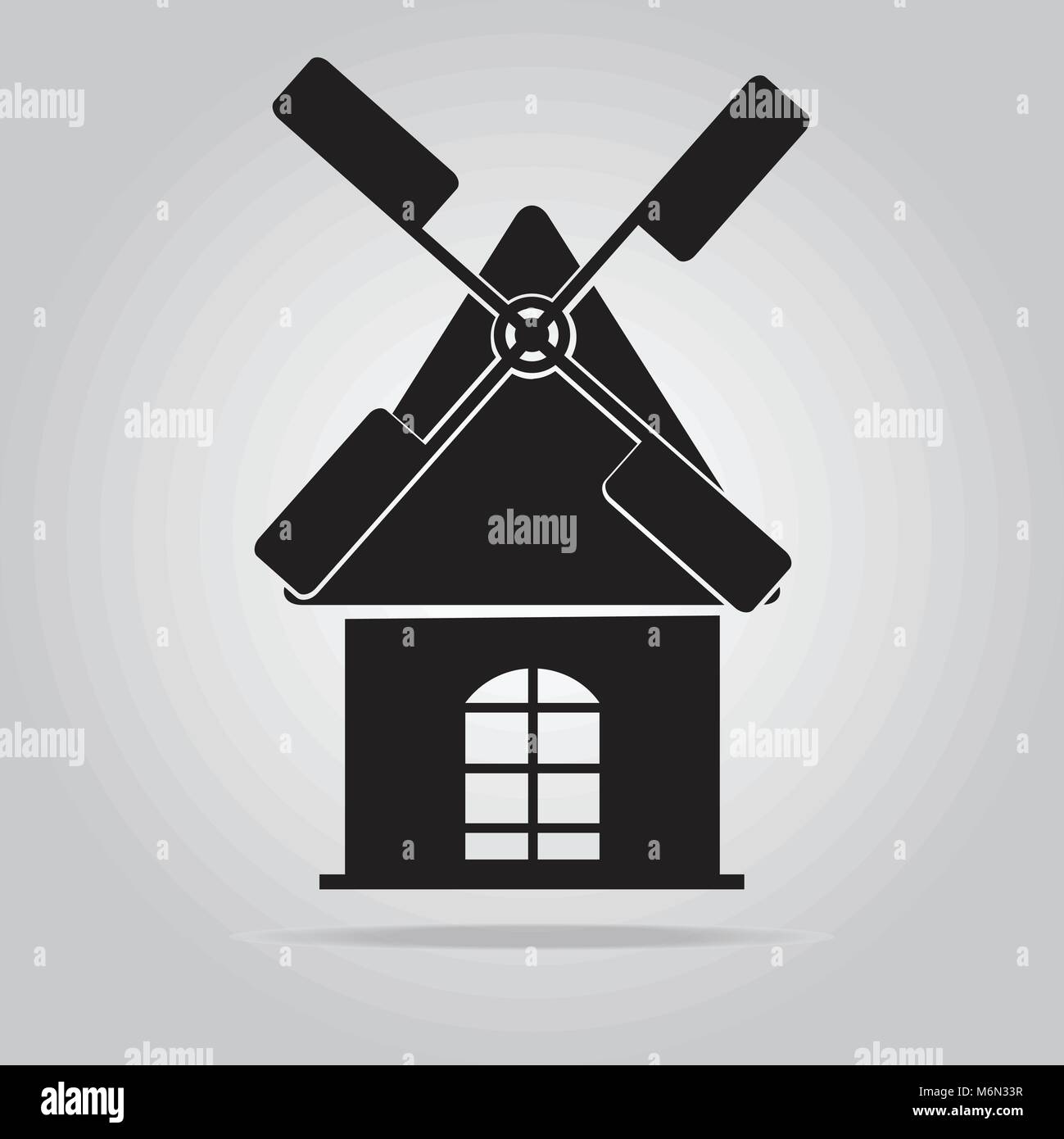 Building icon, barn vector illustration Stock Vector Image & Art - Alamy