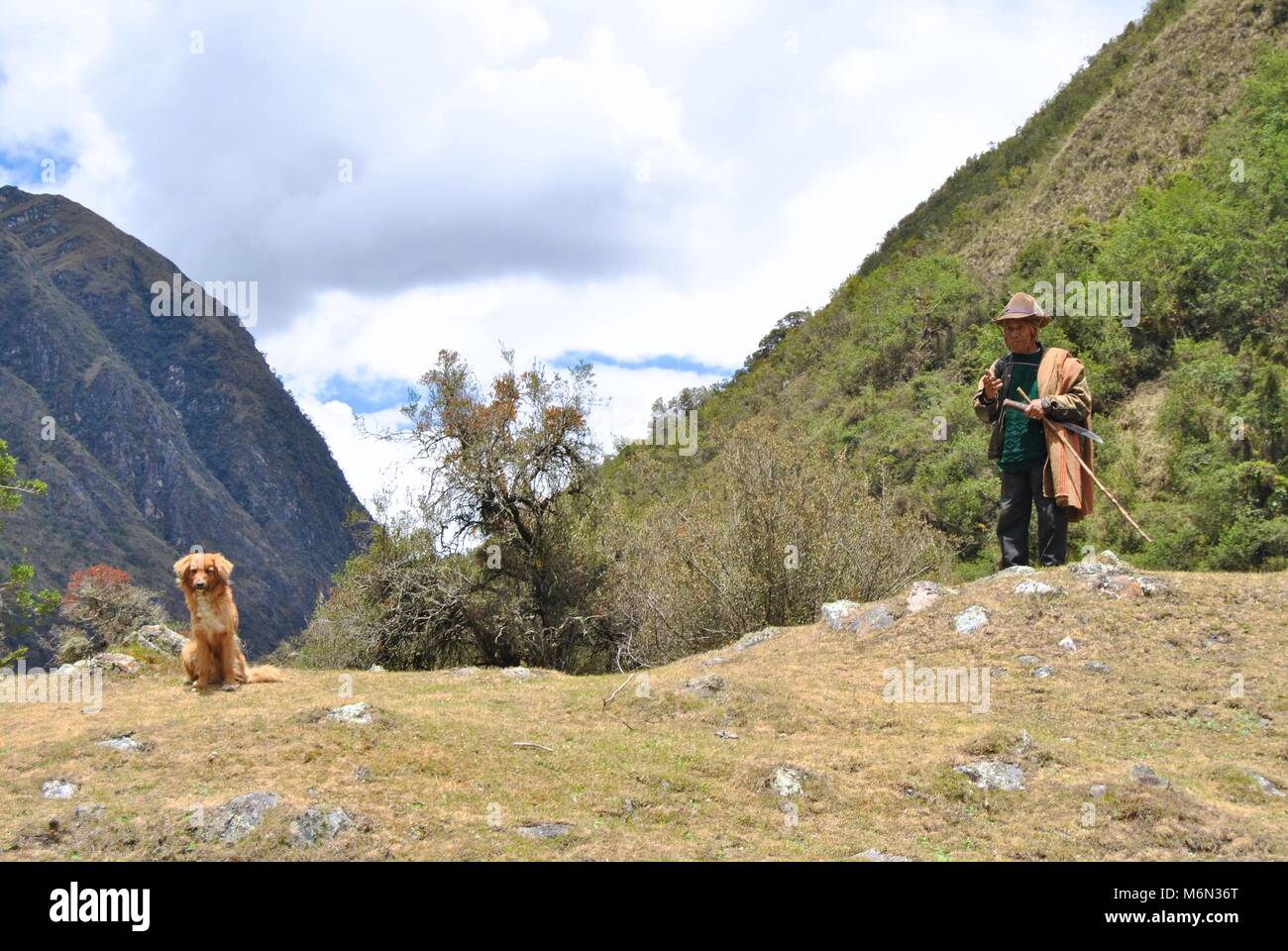 Hiking the Santa Cruz Trek, Peru Stock Photo - Alamy