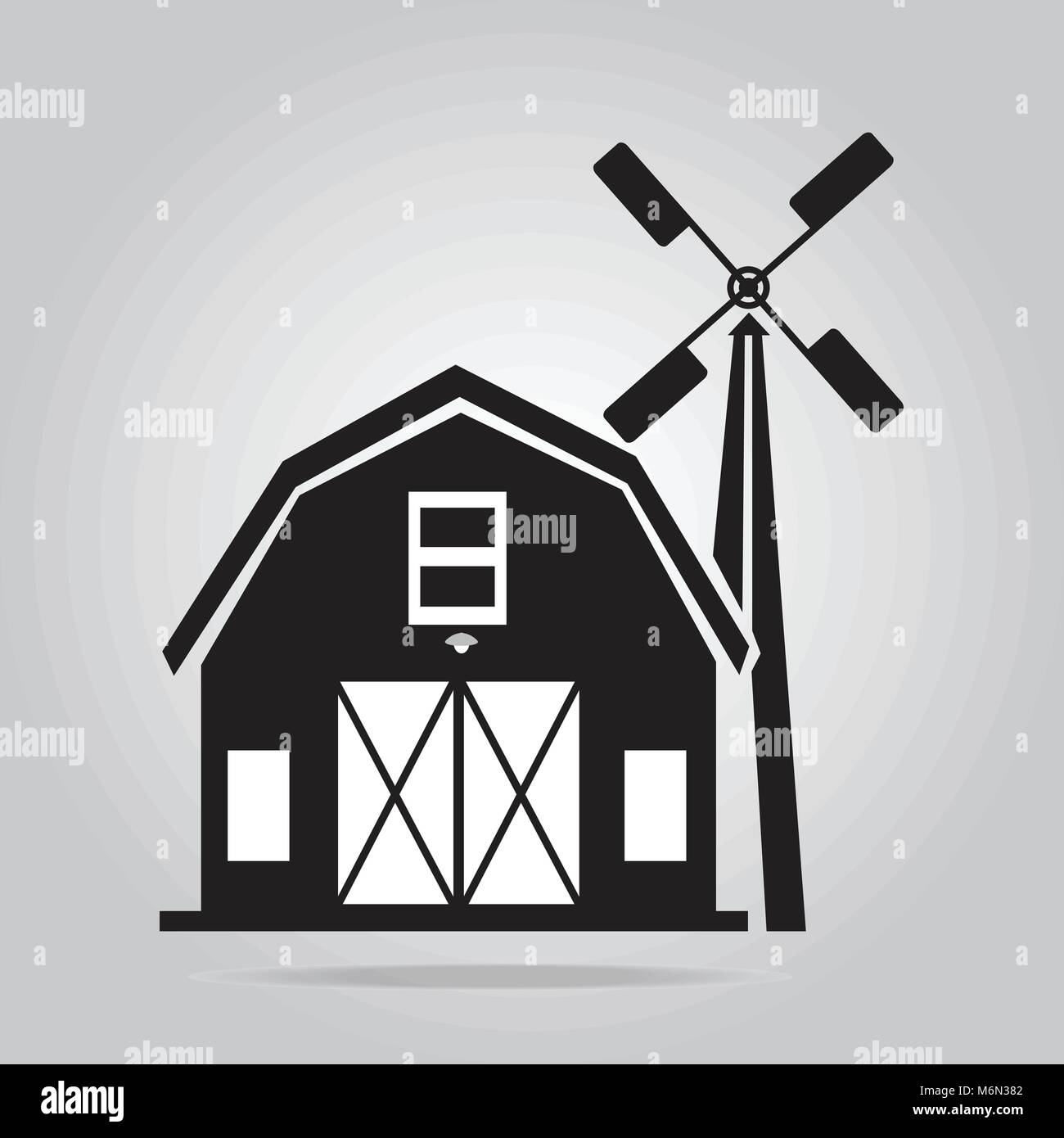 Grey barn Stock Vector Images - Alamy