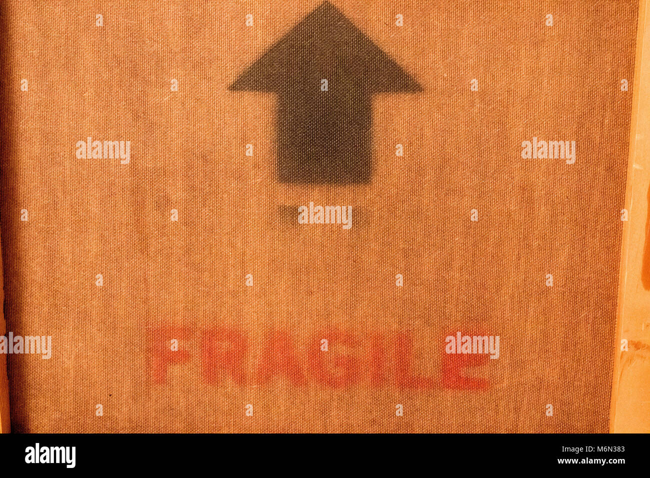 Wooden Crate Fragile Sign High Resolution Stock Photography and Images ...